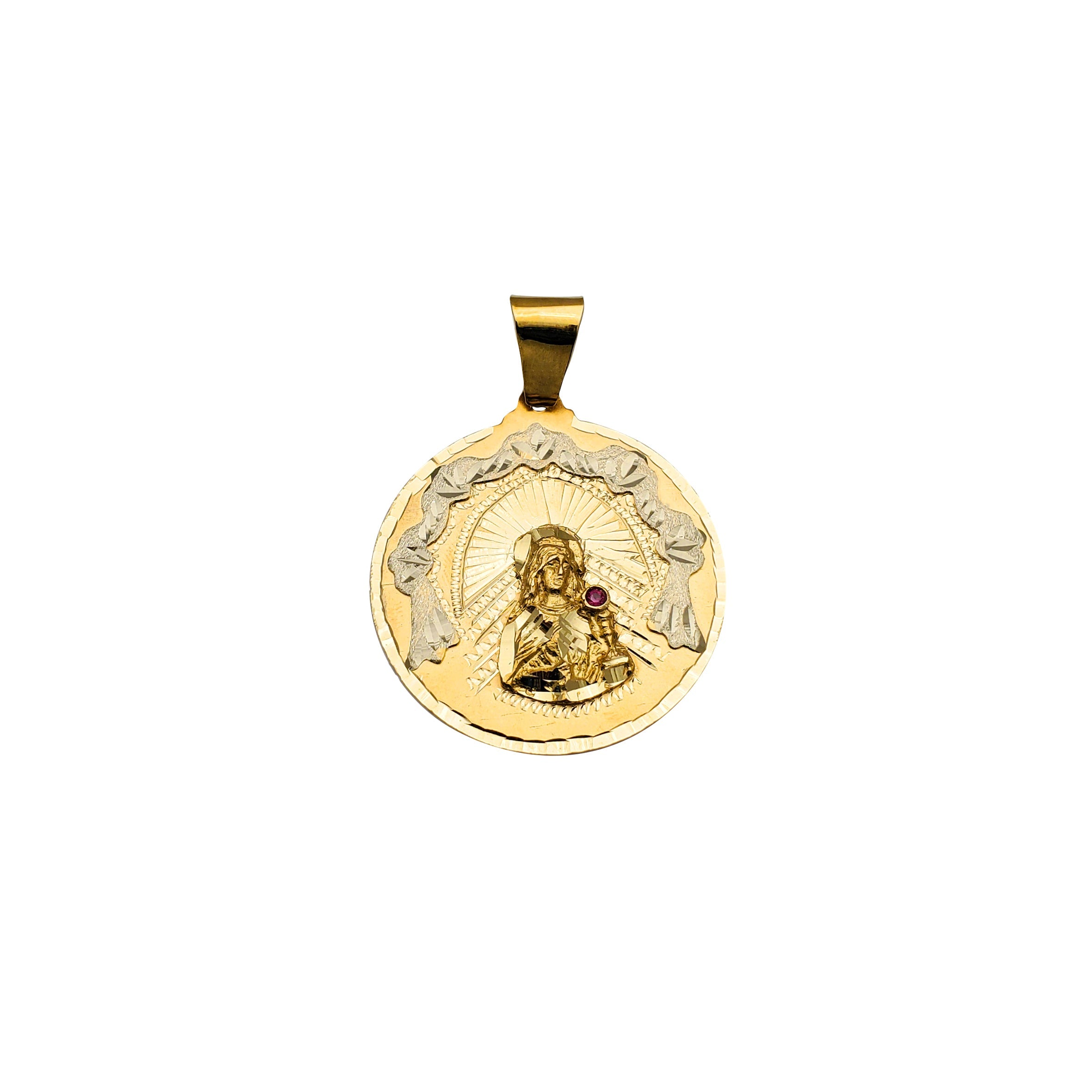 Two-tone Santa Barbara Pendant (14K) – Lucky D
